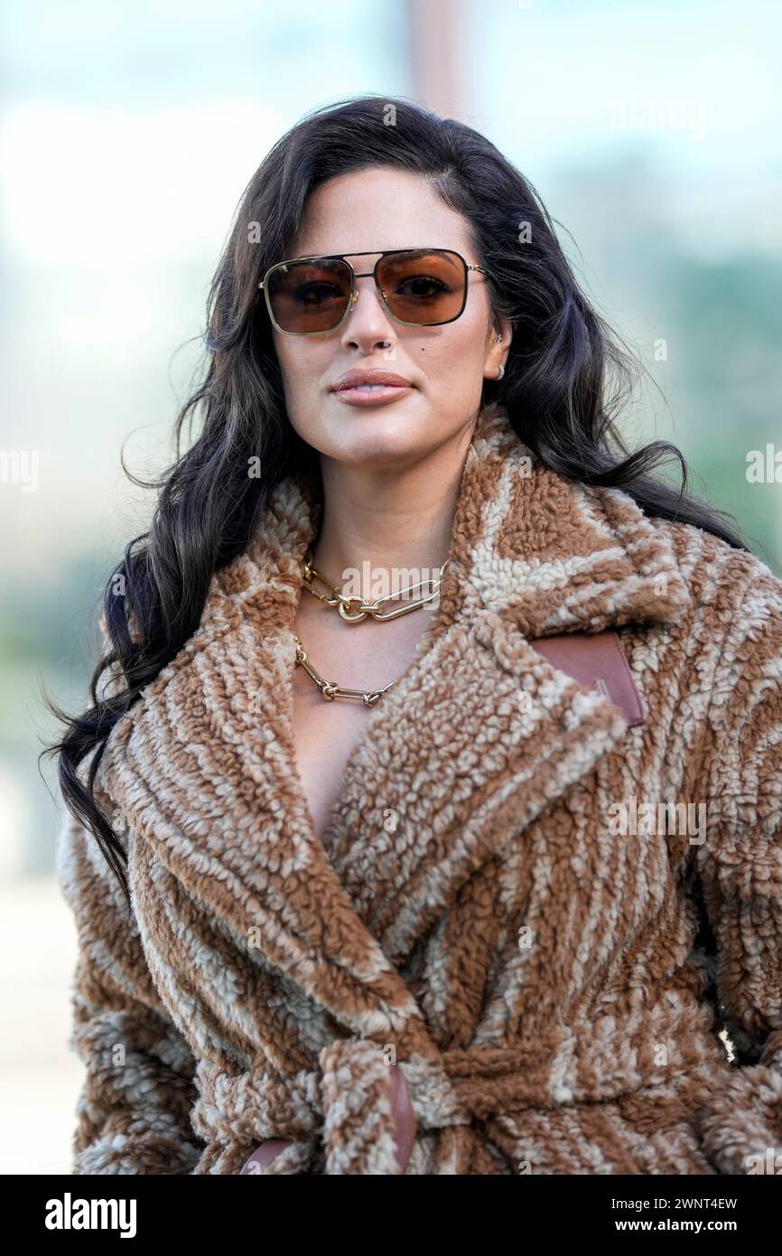 Ashley Graham attends the Stella McCartney Fall/Winter 2024-2025 ready ...