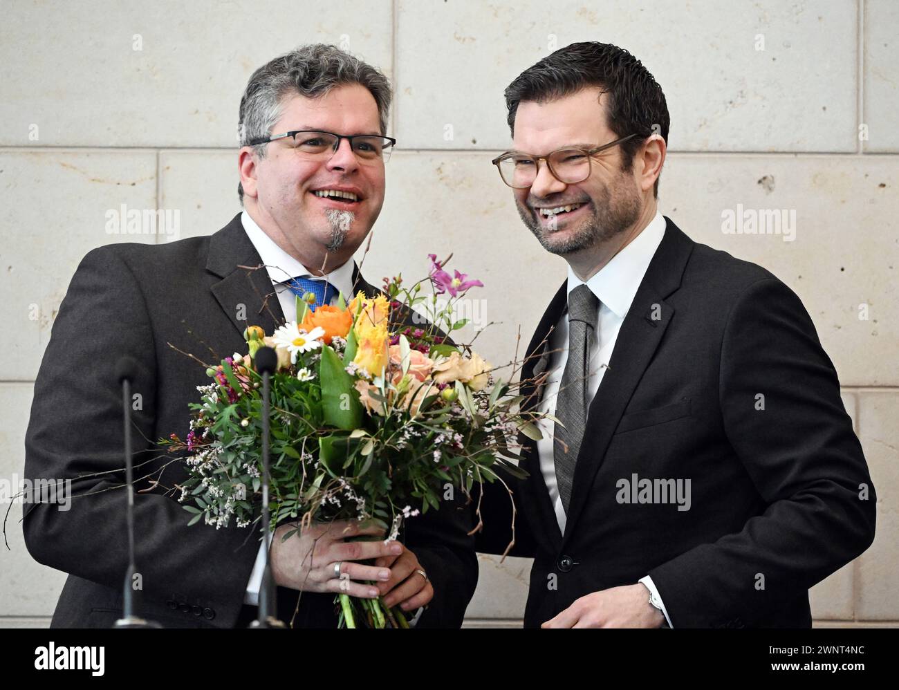 Karlsruhe, Germany. 04th Mar, 2024. Federal Minister of Justice Marco ...