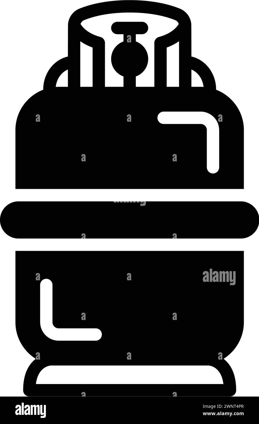 Gas cylinder logo Stock Vector Images - Alamy