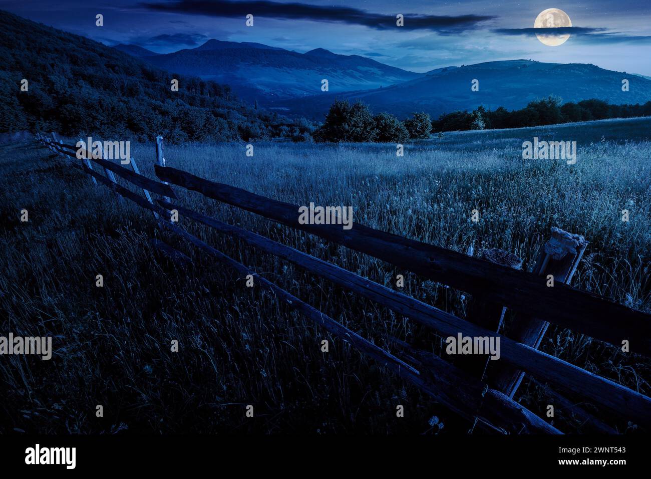 Night rural scenery hi-res stock photography and images - Alamy