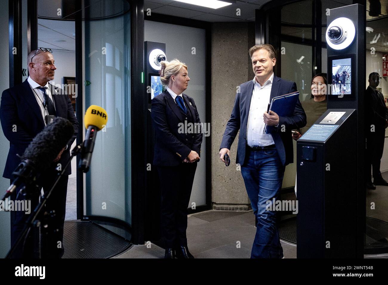 THE HAGUE - Pieter Omtzigt (NSC) arrives for a new round of discussions ...