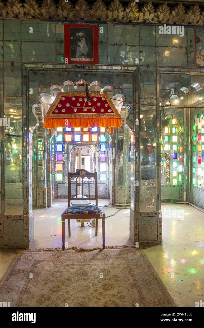 Udaipur, India - February 16, 2024: inside of City Palace in Rajasthan ...