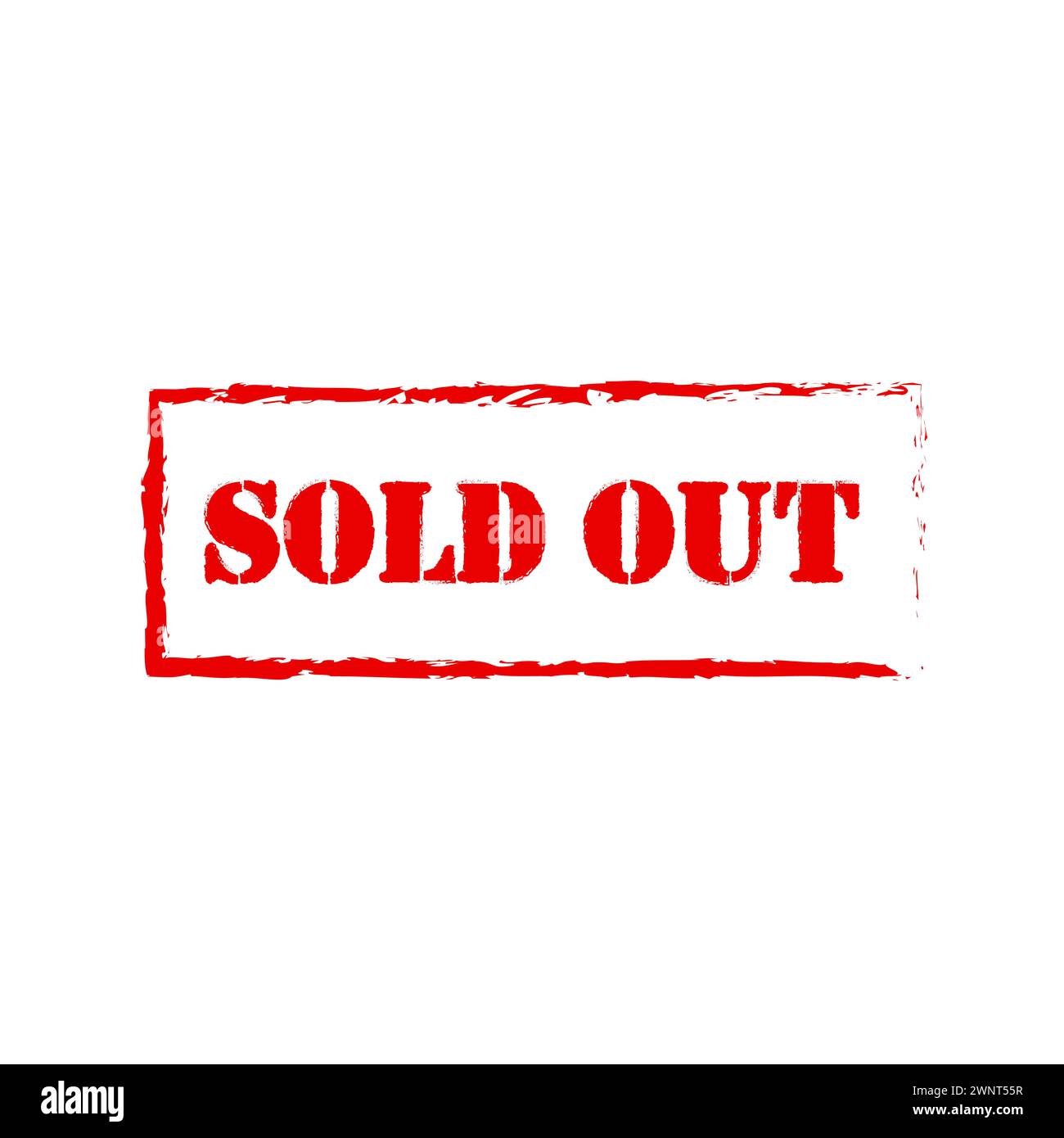 Sold out red grunge stamp. Sale vintage rubber badge template. Vector ...