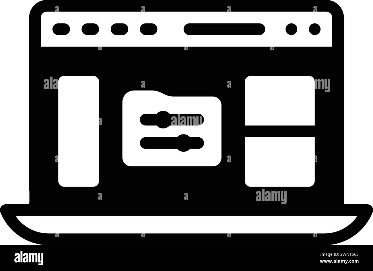 Icon for toolbar,browser Stock Vector Image & Art - Alamy