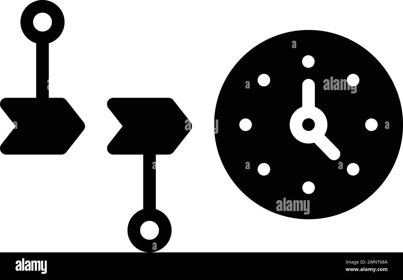 Silhouette timeline Cut Out Stock Images & Pictures - Alamy