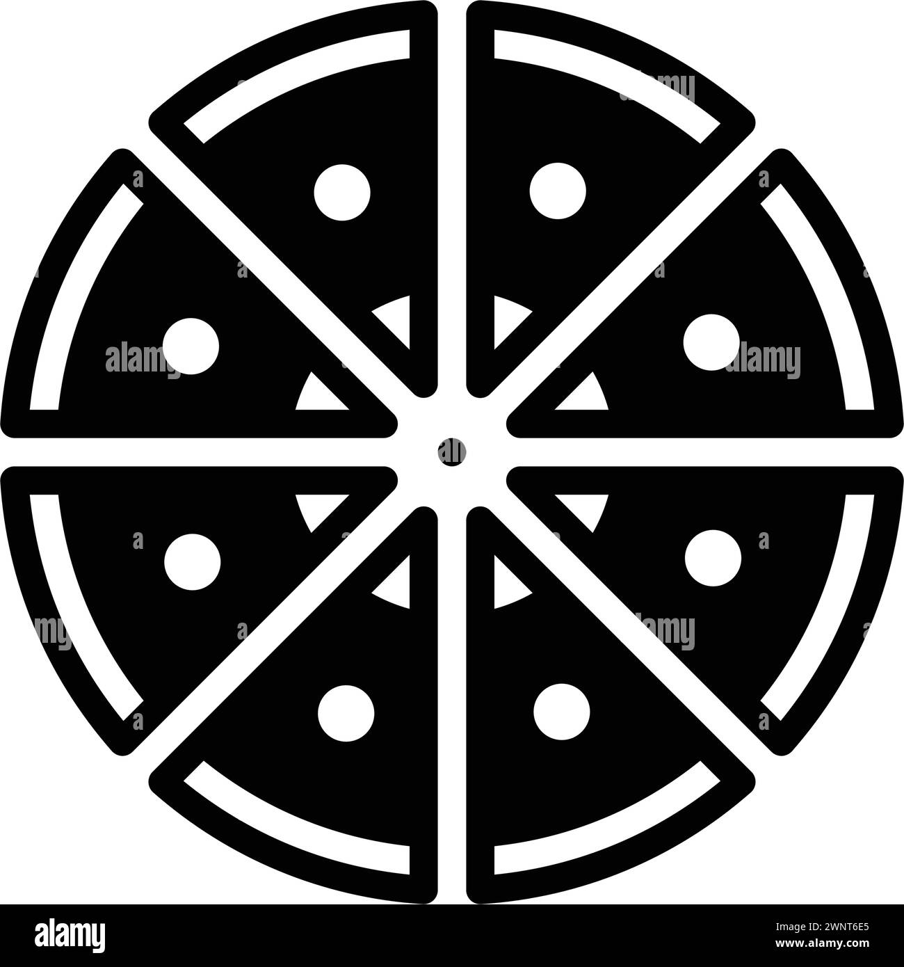 Icon for portion,slice Stock Vector Image & Art - Alamy