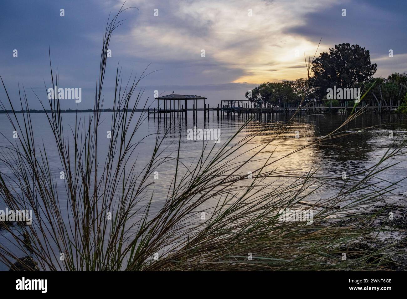 Moody docks hi-res stock photography and images - Alamy