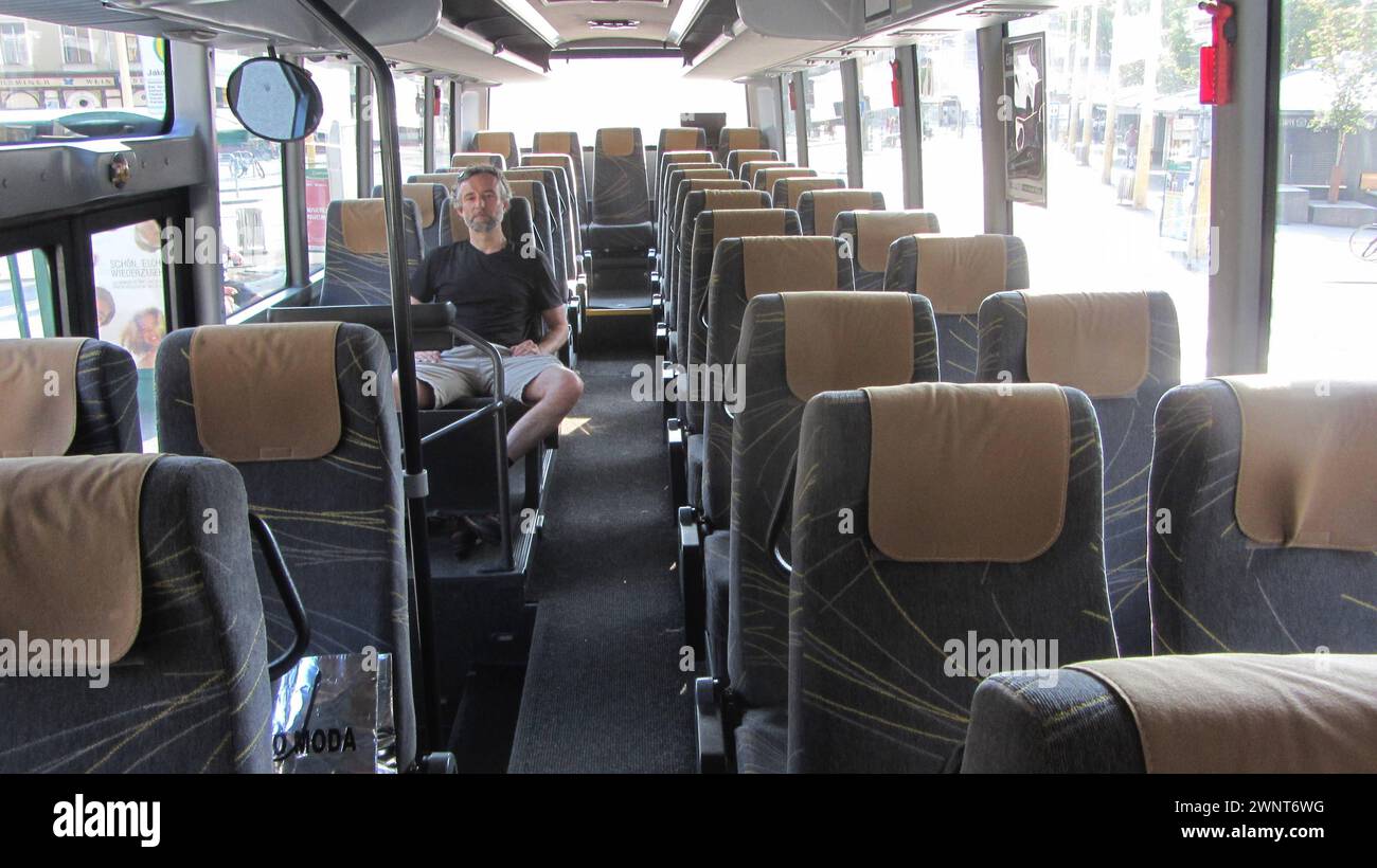 a passenger in the bus in public transport and mobility a passenger in ...