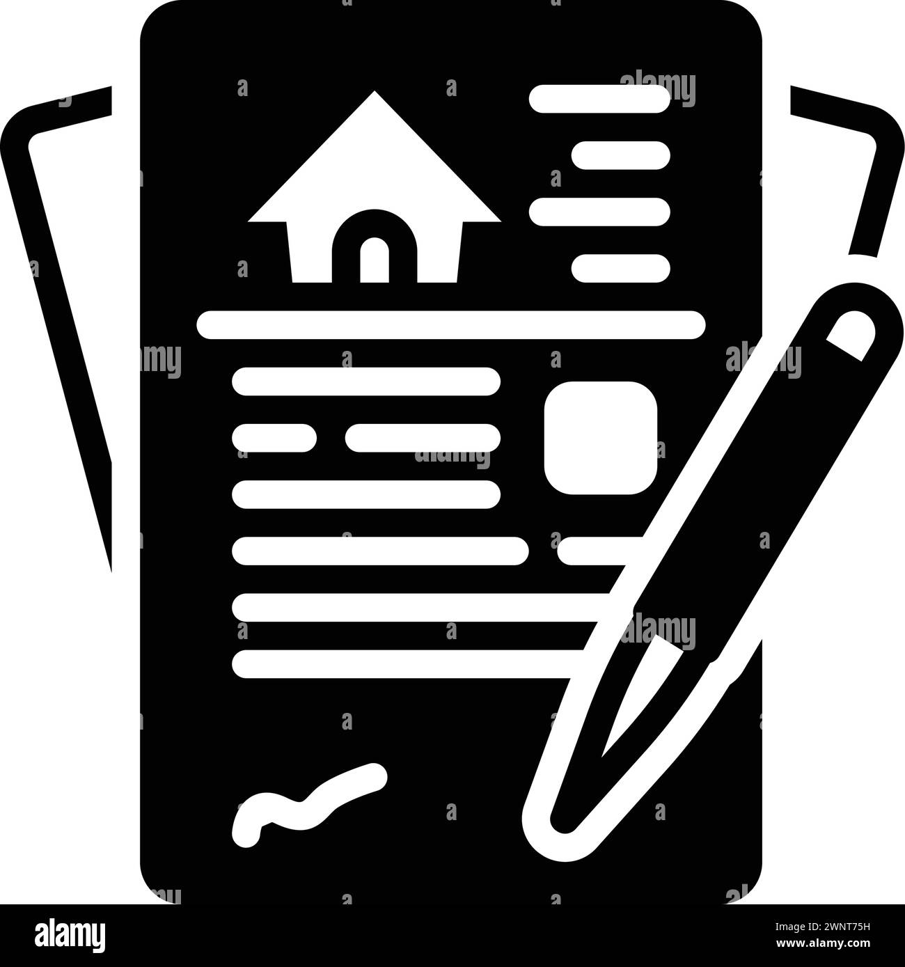 Icon for contracts,deal Stock Vector Image & Art - Alamy