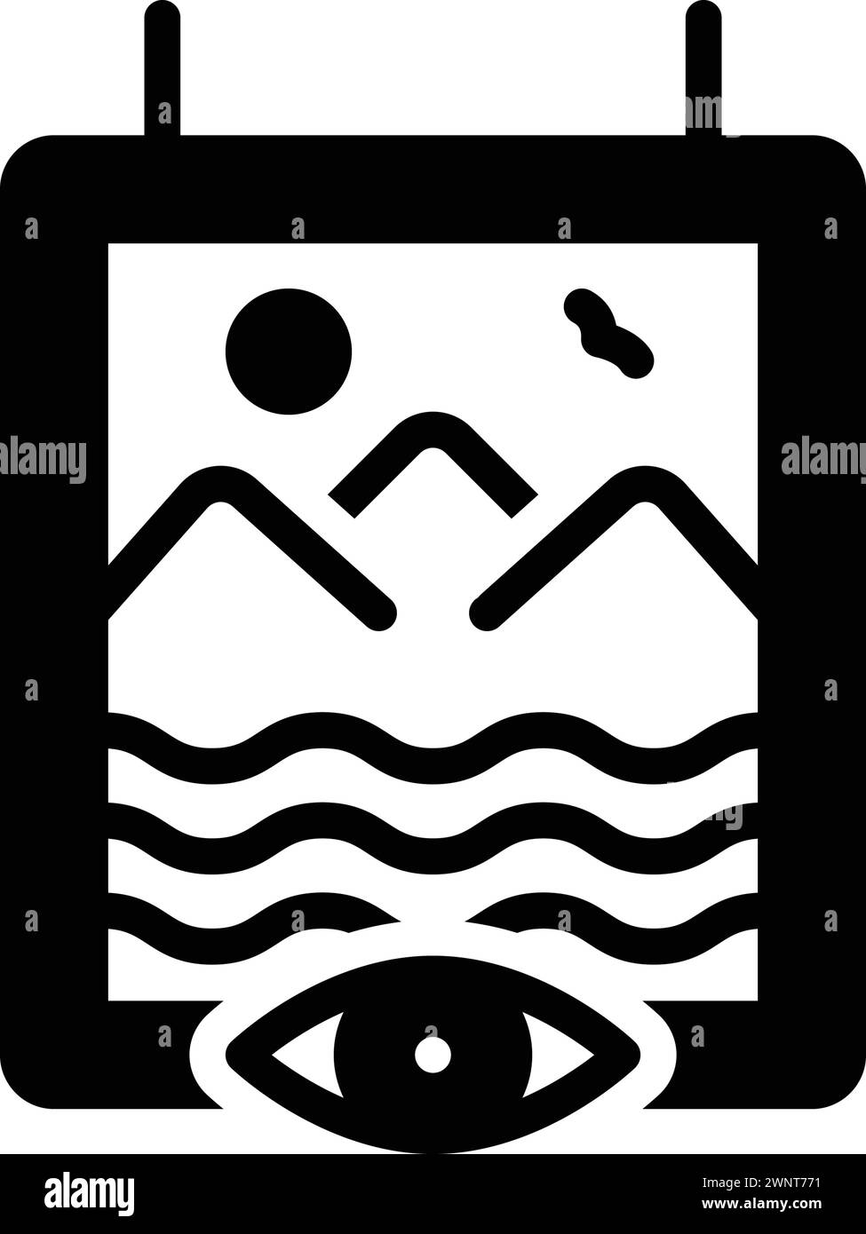 Icon for view picture Stock Vector Image & Art - Alamy