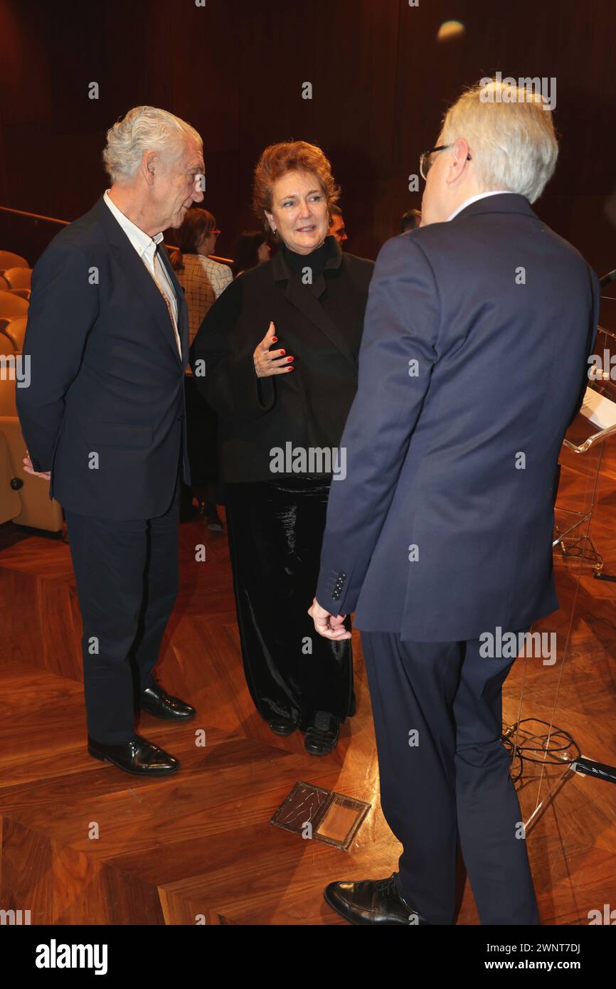 Francesca Thyssen during the press conference "Stephanie Comilang. In ...