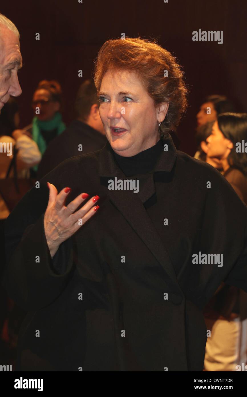 Francesca Thyssen during the press conference "Stephanie Comilang. In ...