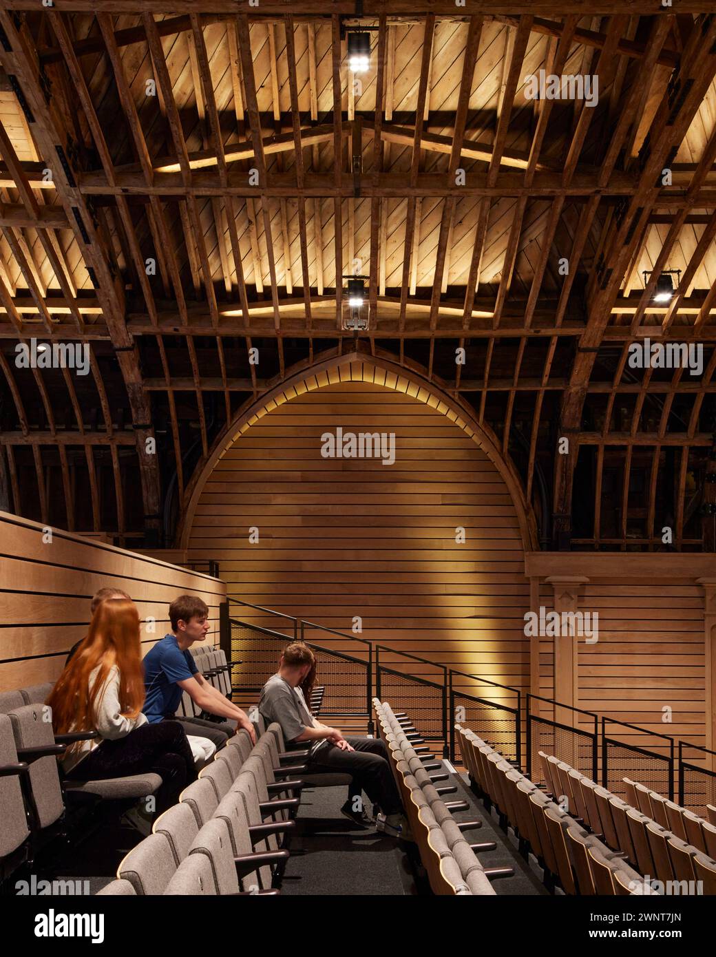 View of seating area and wooden ceiling. Brighton Corn Exchange and ...
