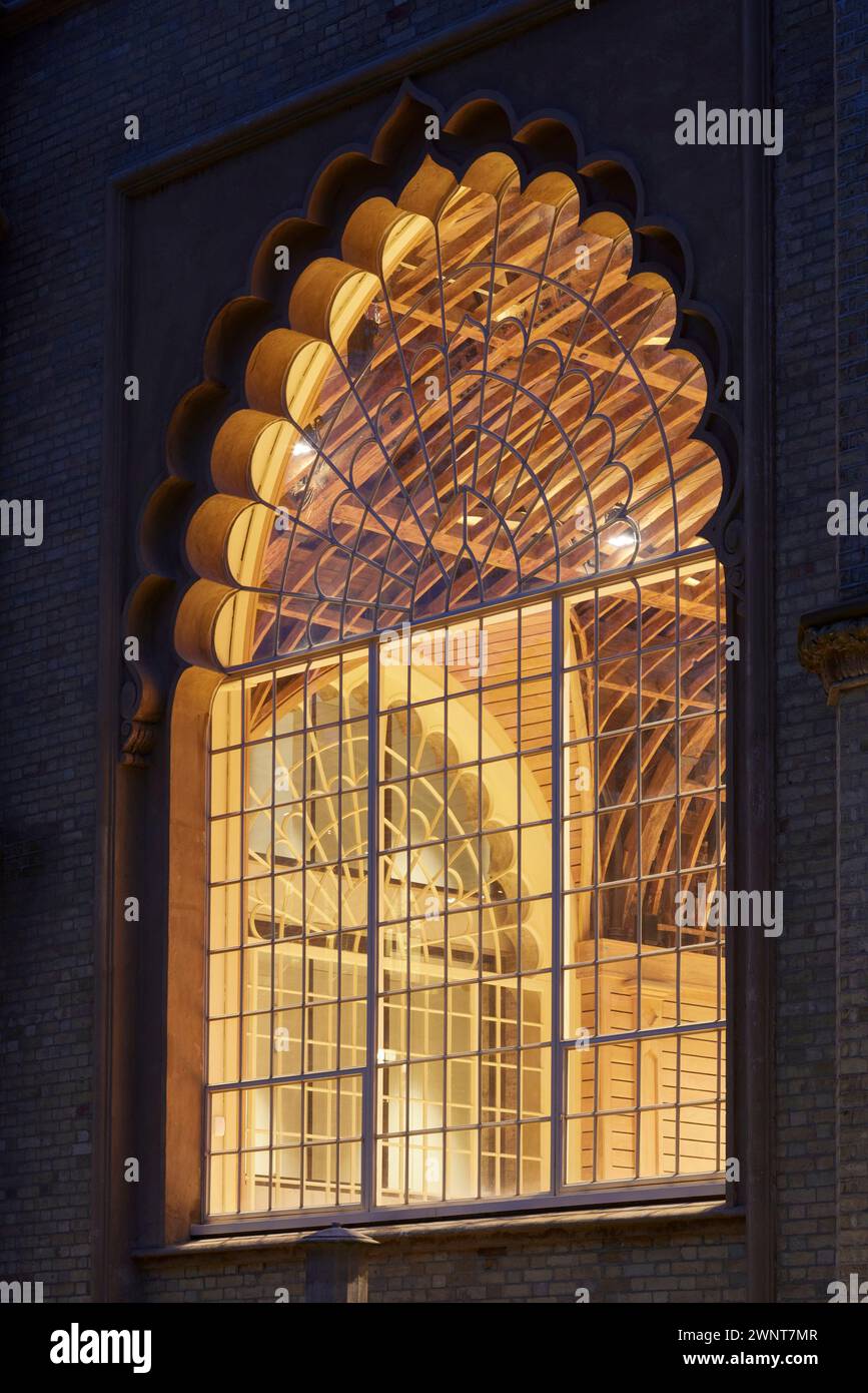 Exterior shot of Corn exchange south facade at dusk. Brighton Corn ...