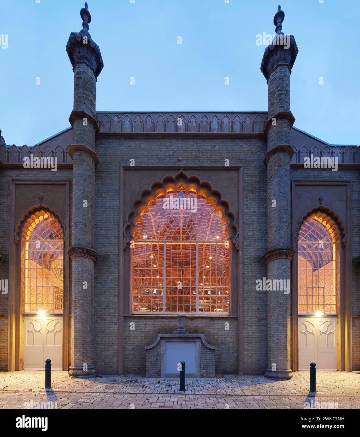 Interior shot of Corn exchange. Looking towards South windows. Brighton ...