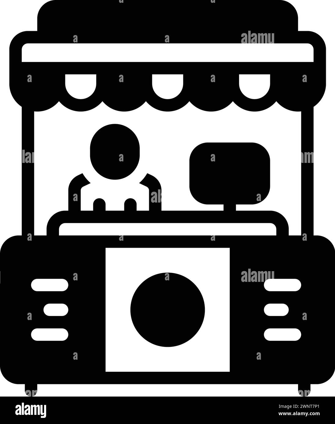 Icon for booth,stall Stock Vector Image & Art - Alamy