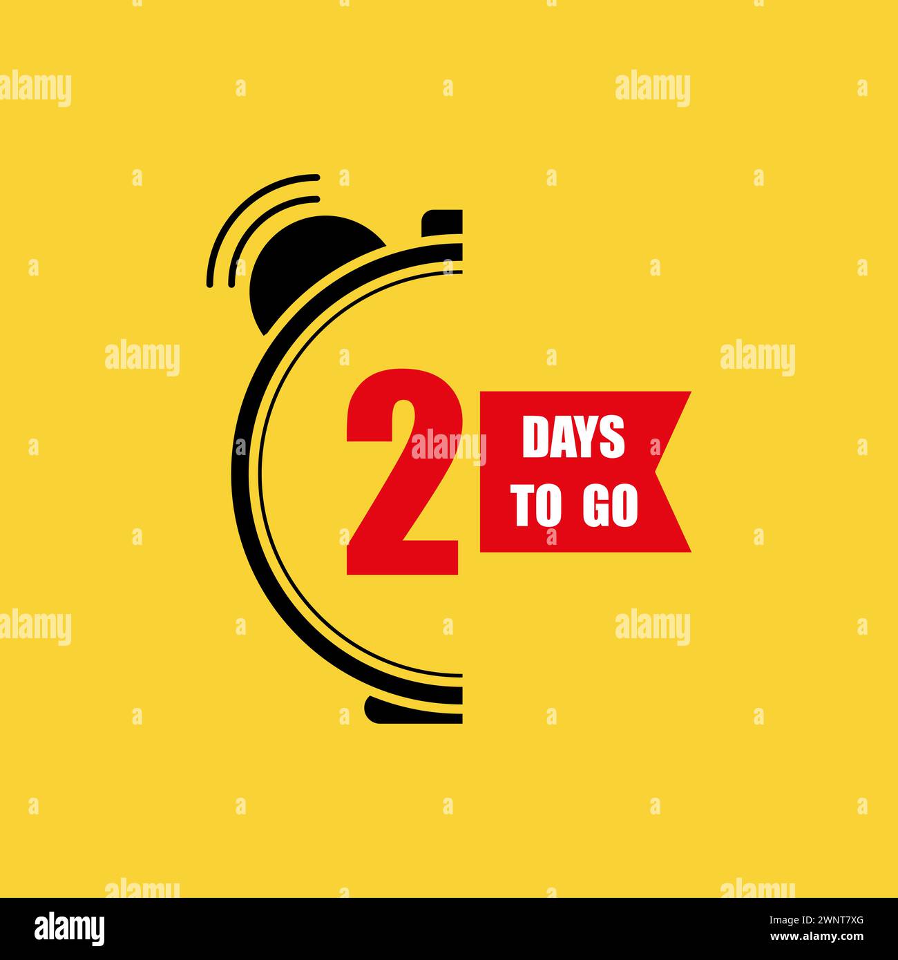 Only 2 days vector vectors hi-res stock photography and images - Alamy