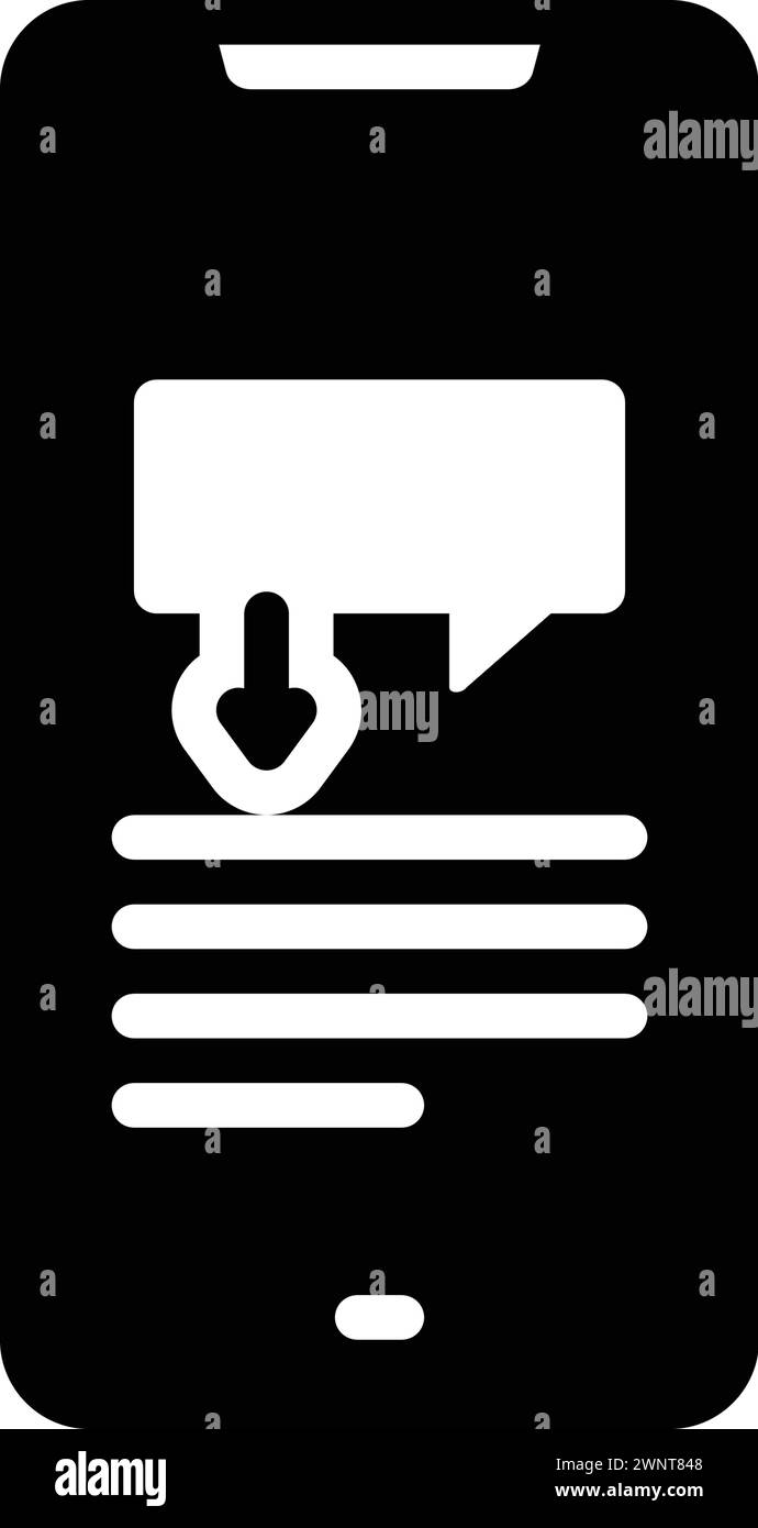 Icon for previews,intimation Stock Vector Image & Art - Alamy