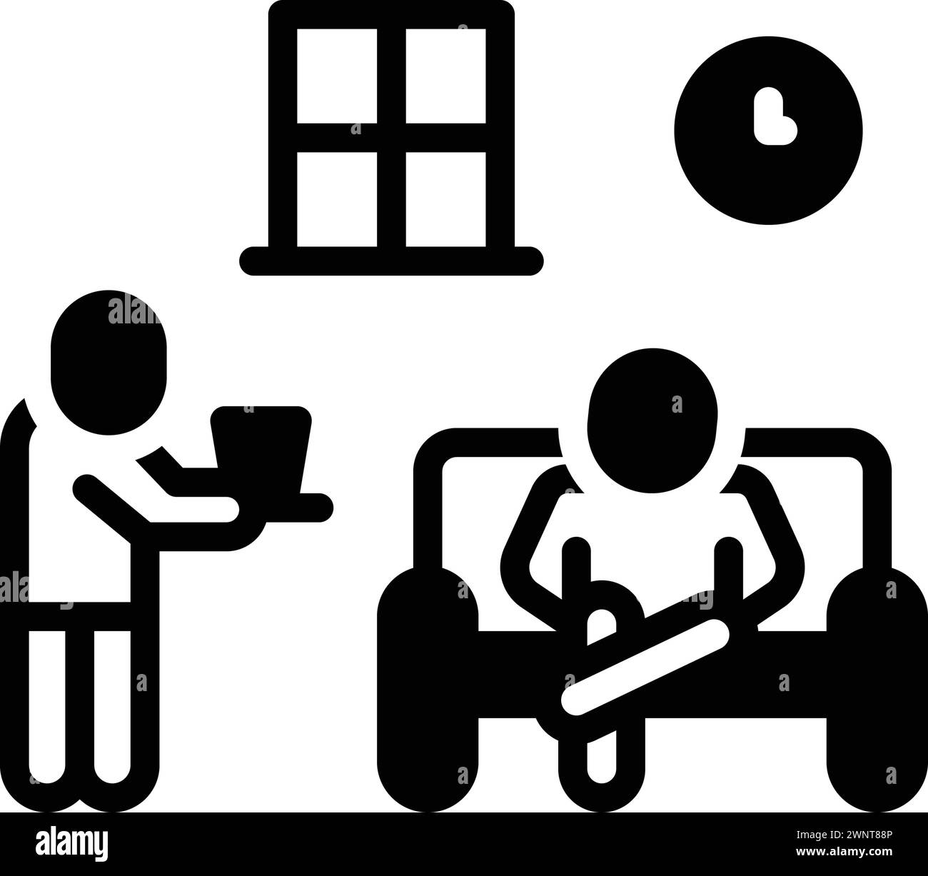 Icon for guest,visitor Stock Vector Image & Art - Alamy