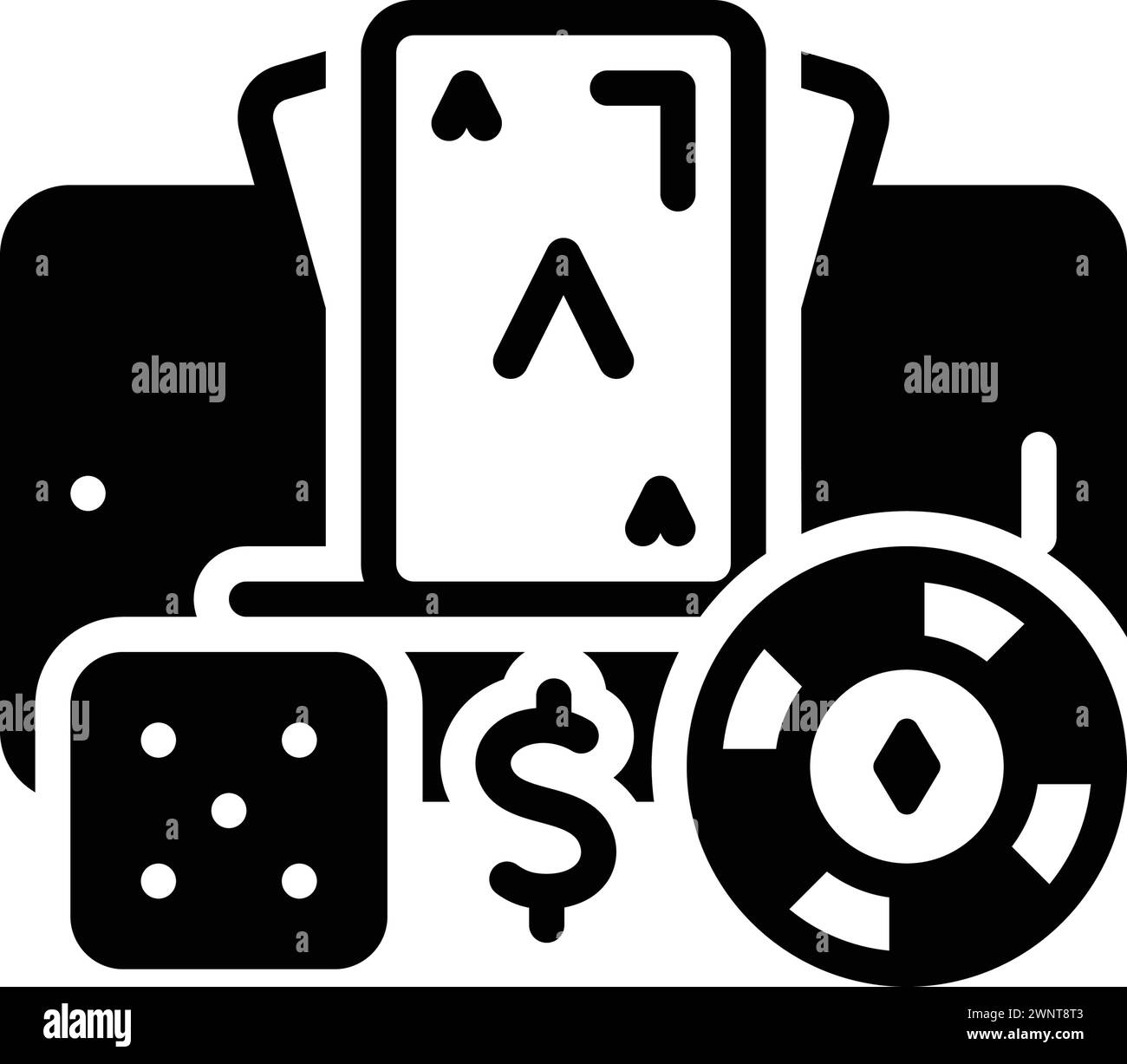 Place a bet Stock Vector Images - Alamy