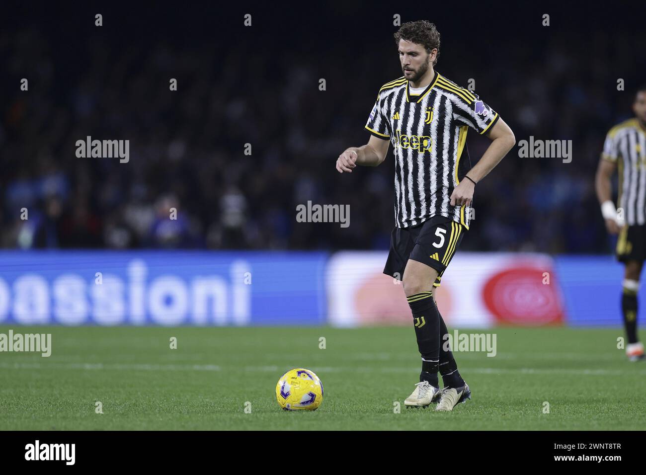 Naples, Italy. 03rd Mar, 2024. Juventus' Italian midfielder Manuel ...