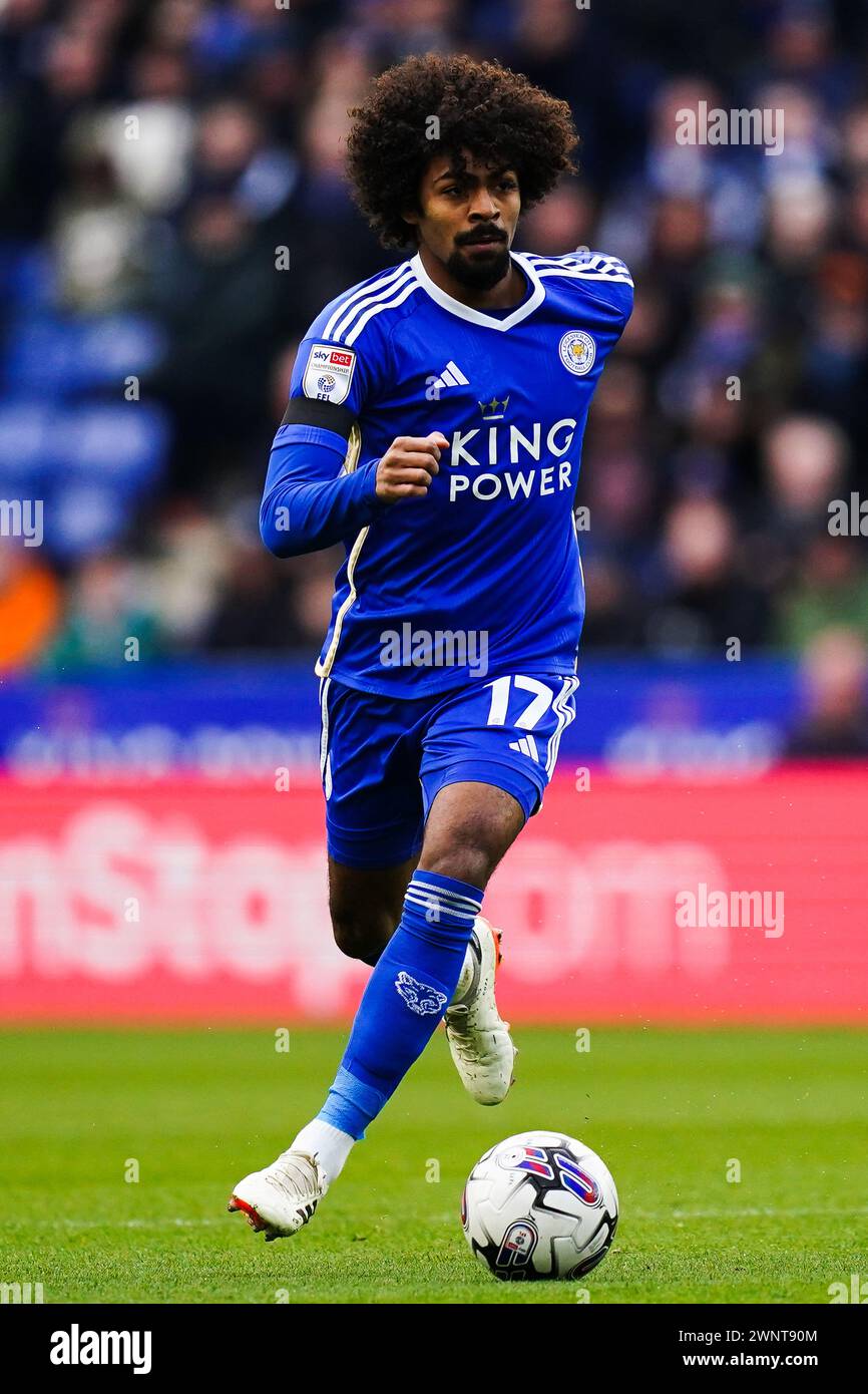 Leicester City's Hamza Choudhury during the Sky Bet Championship match ...