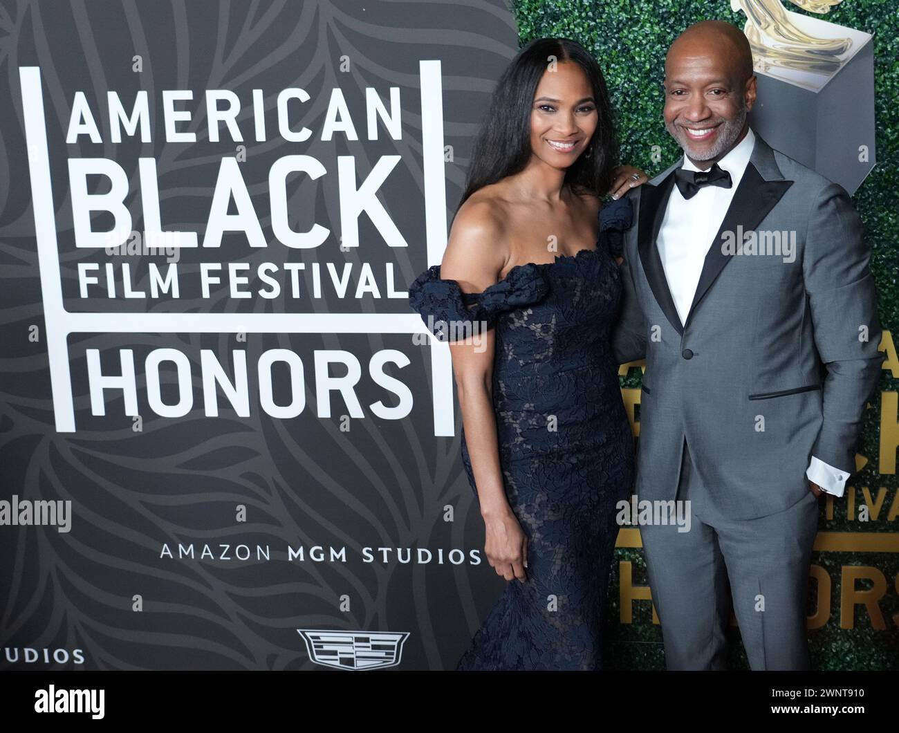 Los Angeles, USA. 03rd Mar, 2024. (L-R) Nicole Friday and Jeff Friday ...