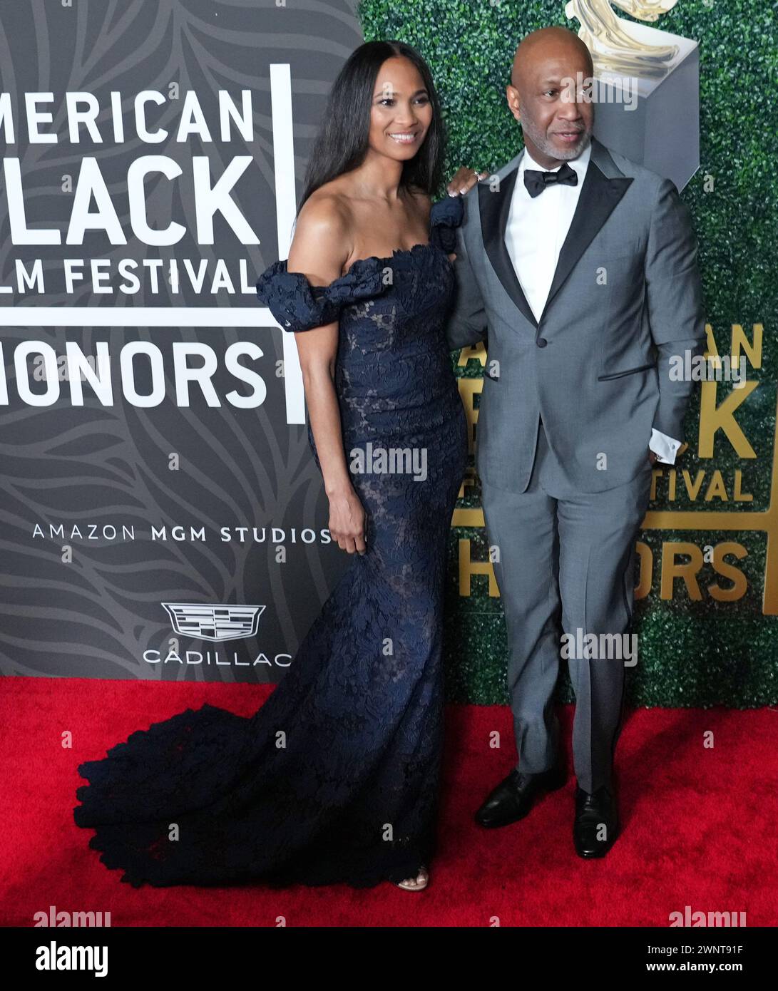 Los Angeles, USA. 03rd Mar, 2024. (L-R) Nicole Friday and Jeff Friday ...