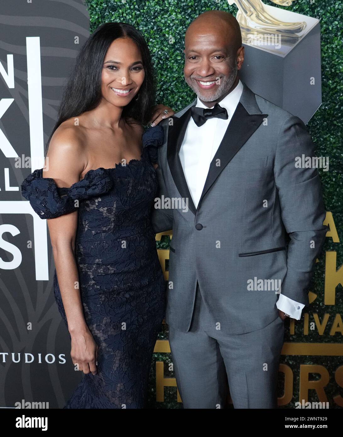 Los Angeles, USA. 03rd Mar, 2024. (L-R) Nicole Friday and Jeff Friday ...