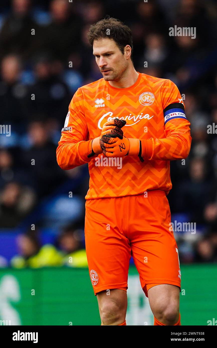 Queens Park Rangers goalkeeper Asmir Begovic during the Sky Bet ...