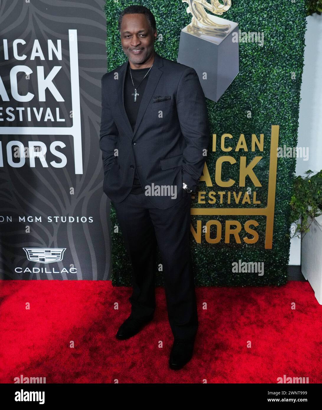 Los Angeles, USA. 03rd Mar, 2024. Javon Johnson arrives at the 6th Annual American Black Film ...