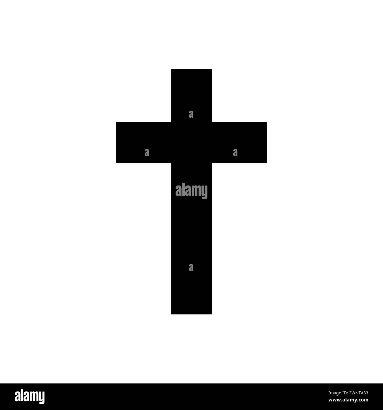 Cross icon. Christian symbol. Vector illustration. EPS 10. Stock image ...