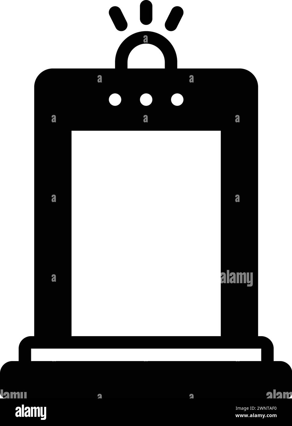 Metal detecting sign Black and White Stock Photos & Images - Alamy