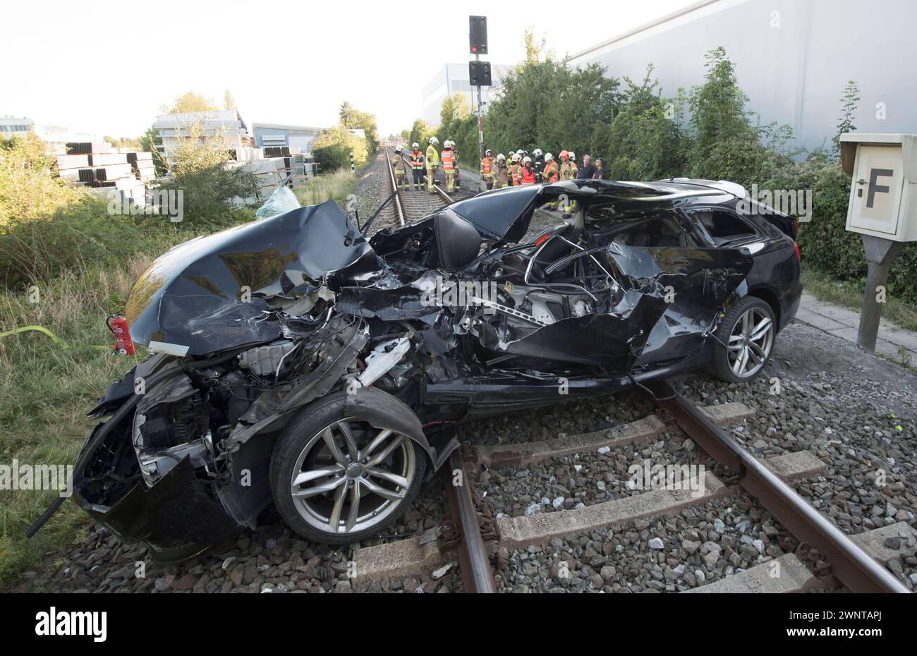 Auto train accidents hi-res stock photography and images - Alamy
