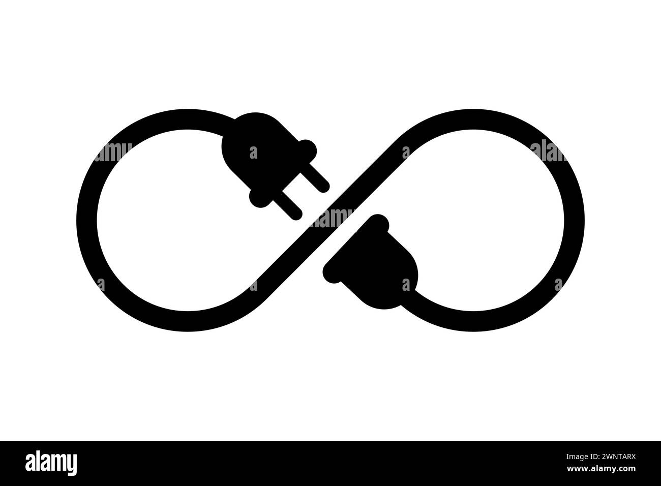 Electric infinity logo hi-res stock photography and images - Alamy