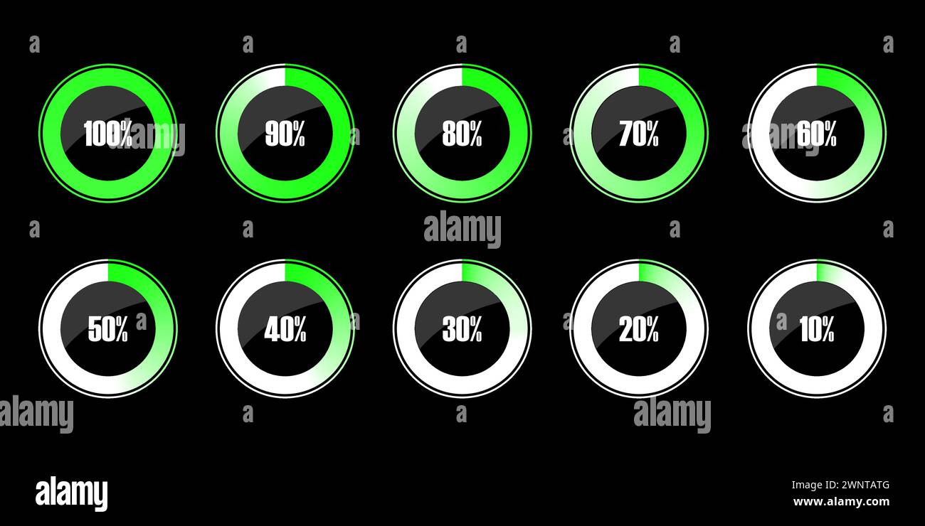 Circular statistical graphic hi-res stock photography and images - Alamy