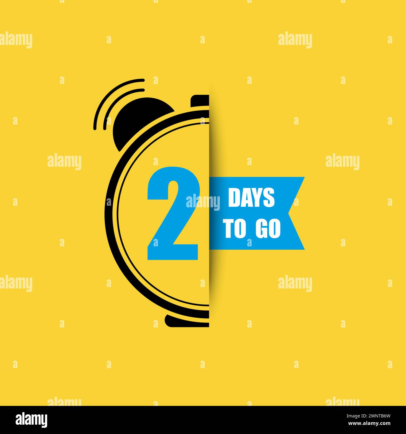 Only 2 days vector vectors hi-res stock photography and images - Alamy
