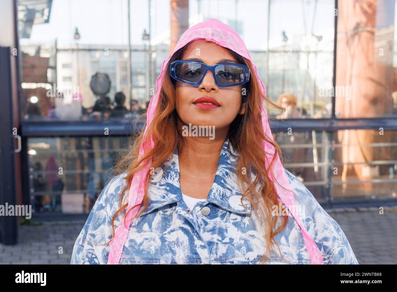 Vilija Pilibaityte a.k.a. MIA attends the Stella McCartney Fall/Winter ...