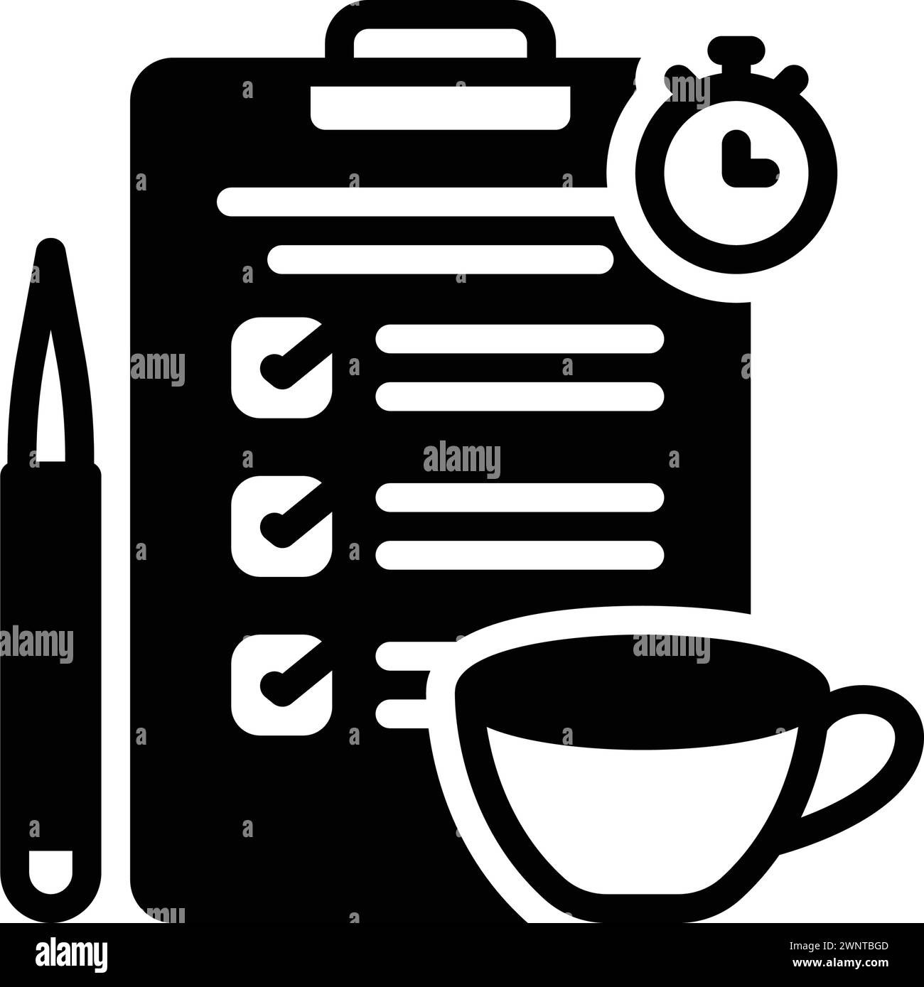 Syllabus paper schedule icon Stock Vector Images - Alamy