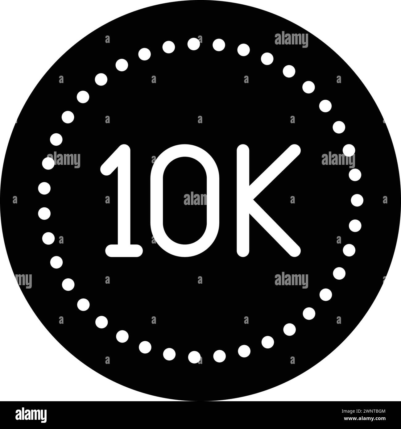 Icon for thousands,number Stock Vector Image & Art - Alamy