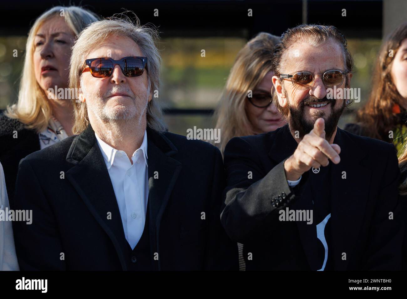 Paul McCartney and Ringo Starr attend the Stella McCartney Fall/Winter ...