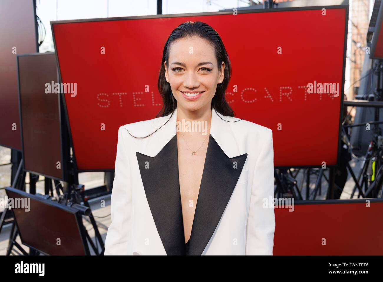 Alize Lim attends the Stella McCartney Fall/Winter 2024-2025 ready-to ...