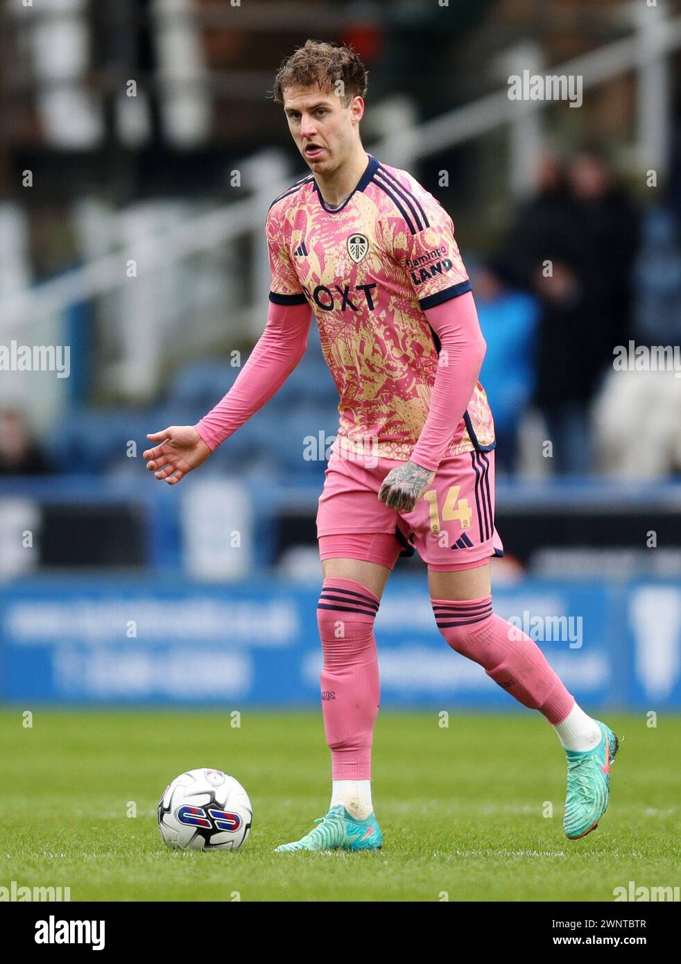 Leeds United's Joe Rodon in action during the Sky Bet Championship ...