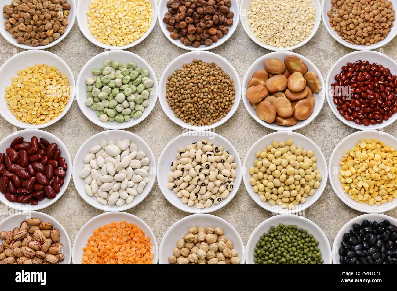 Assorted beans around the world Stock Photo - Alamy