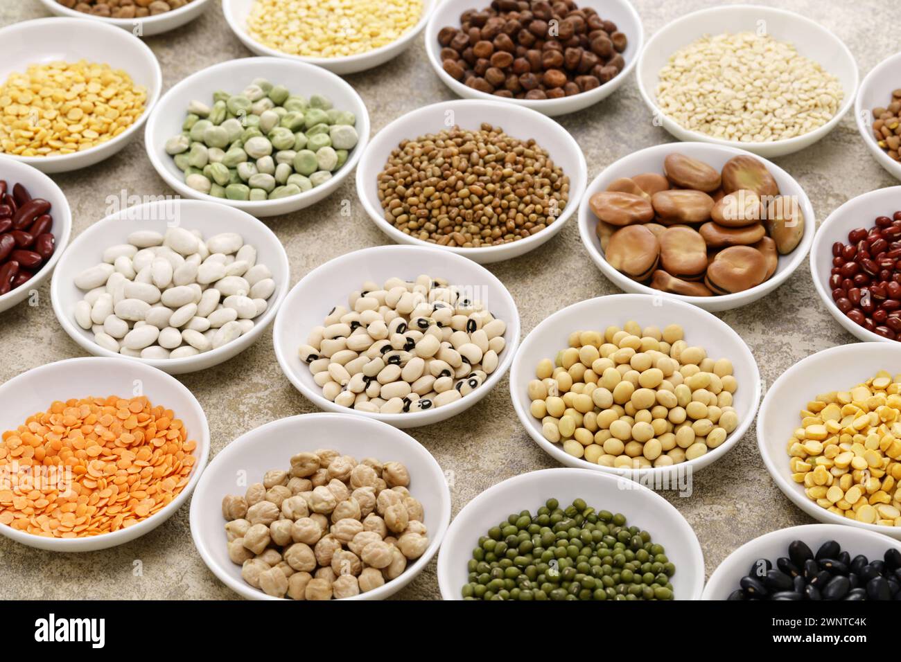 Assorted beans around the world Stock Photo - Alamy