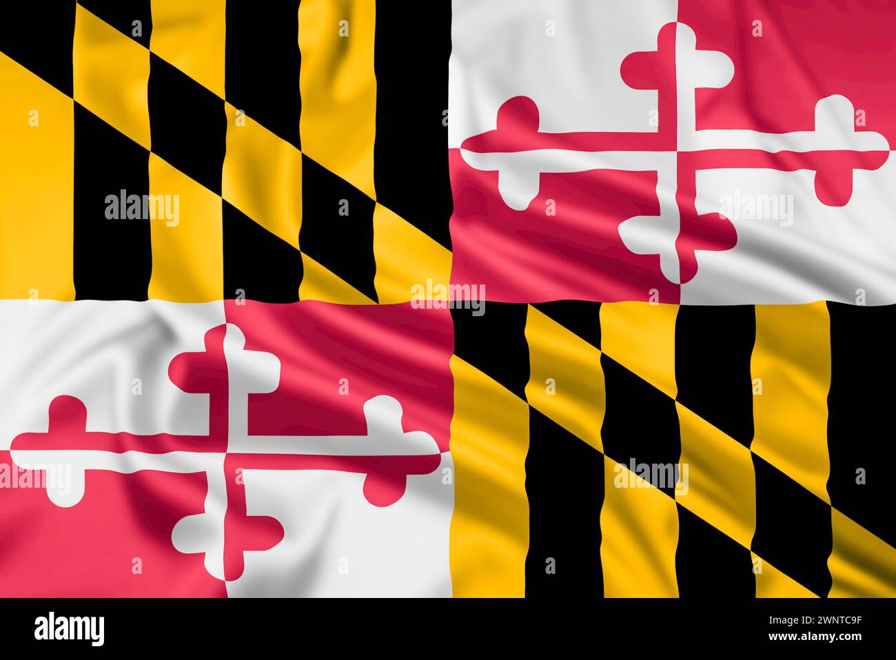 American flag maryland state flag hi-res stock photography and images ...