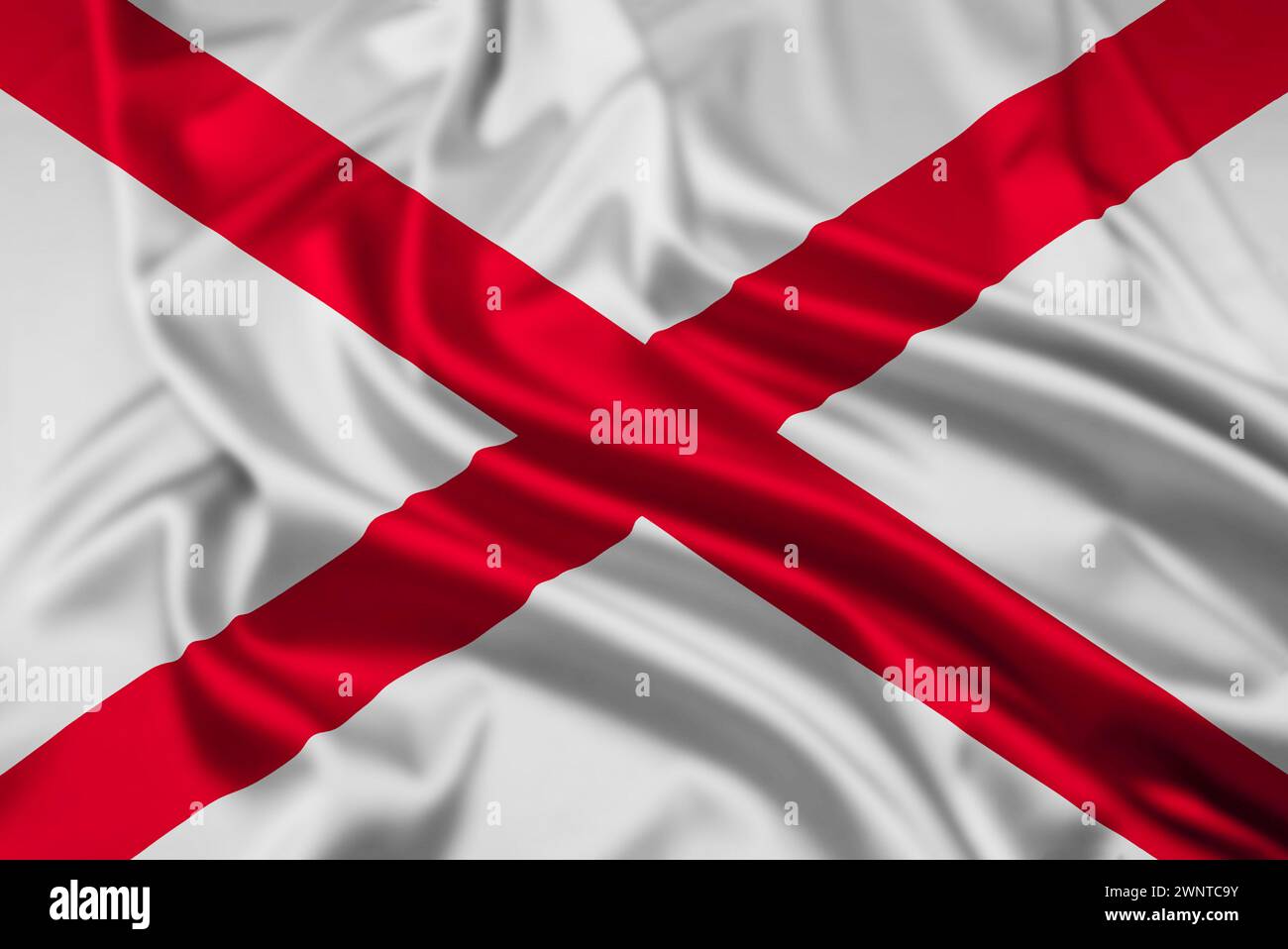 Alabama state flag hi-res stock photography and images - Alamy