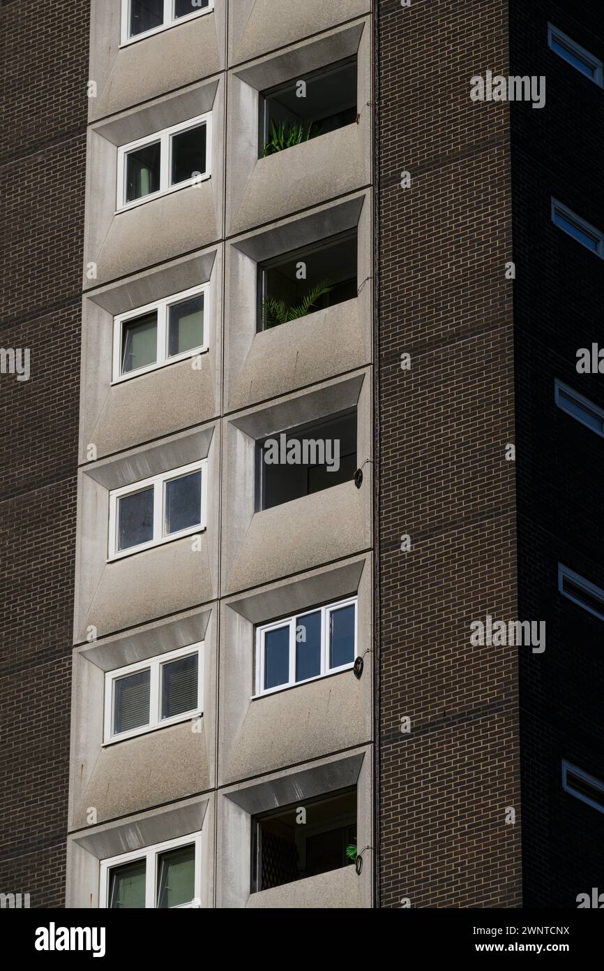 The 1970’s Petticoat Tower on the Middlesex Street Housing Estate, City ...