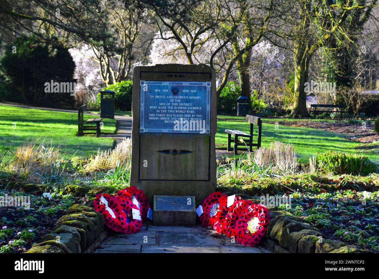 Memorial Park, Hebden Bridge Stock Photo - Alamy