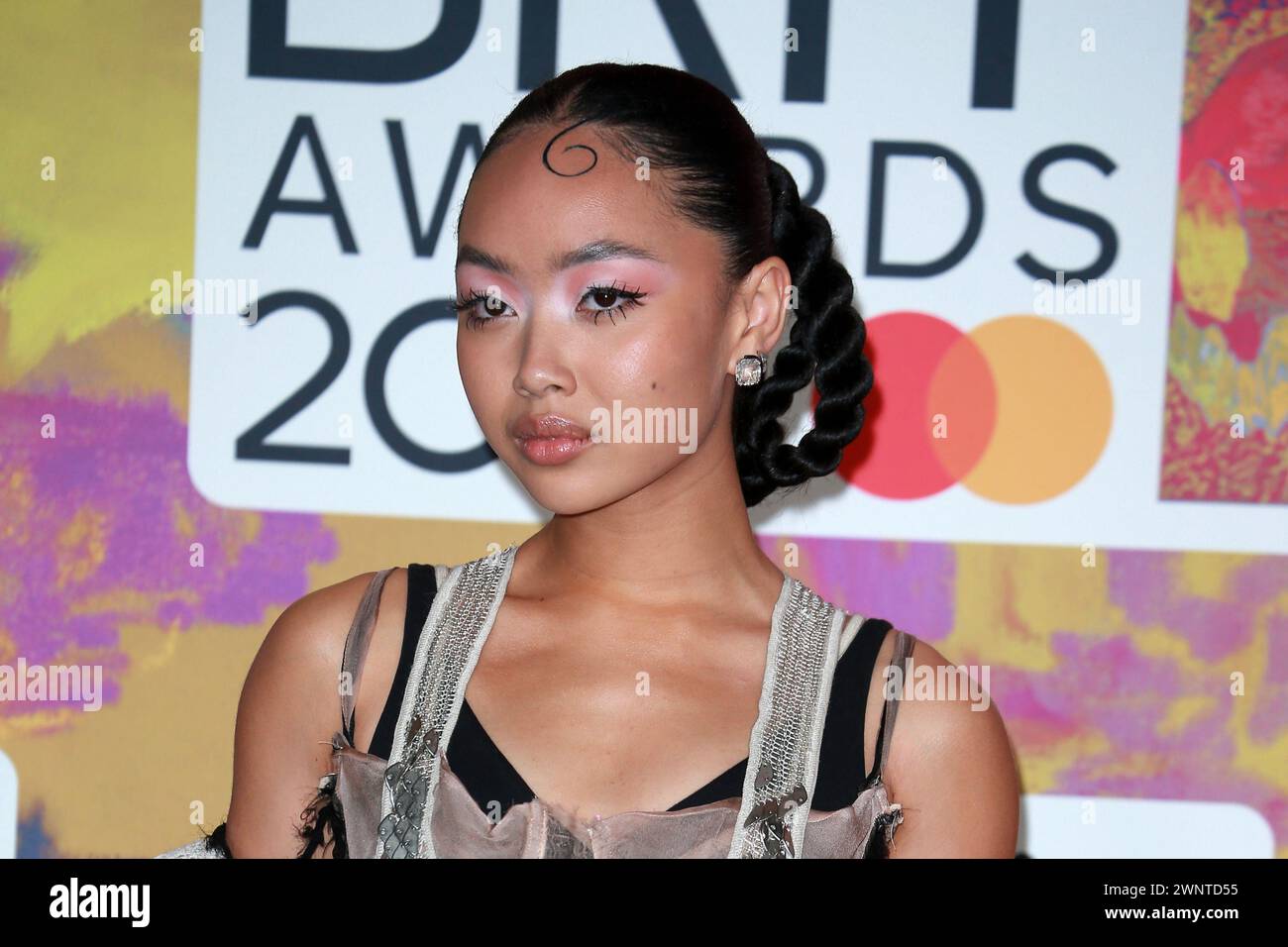 London, UK. 02nd Mar, 2024. Griff attends the BRIT Awards 2024 at The ...
